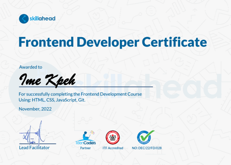 Class - SkillAhead Academy