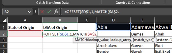 How To Use The Offset Function In Ms Excel As A Data Analyst Skillahead Academy